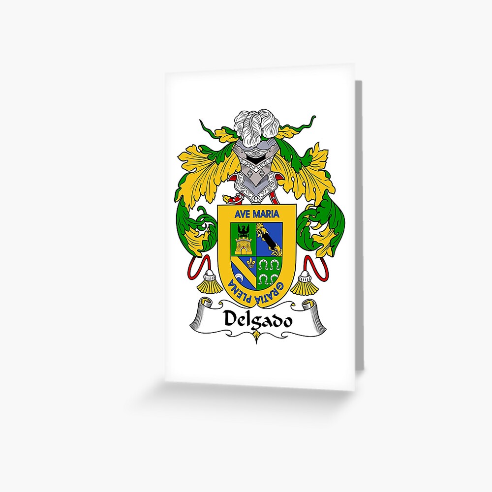 Tarjetas de felicitación «Escudo del escudo / de la familia de Delgado ...
