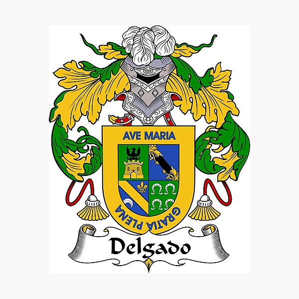 Lámina fotográfica «Escudo del escudo / de la familia de Delgado» de ...