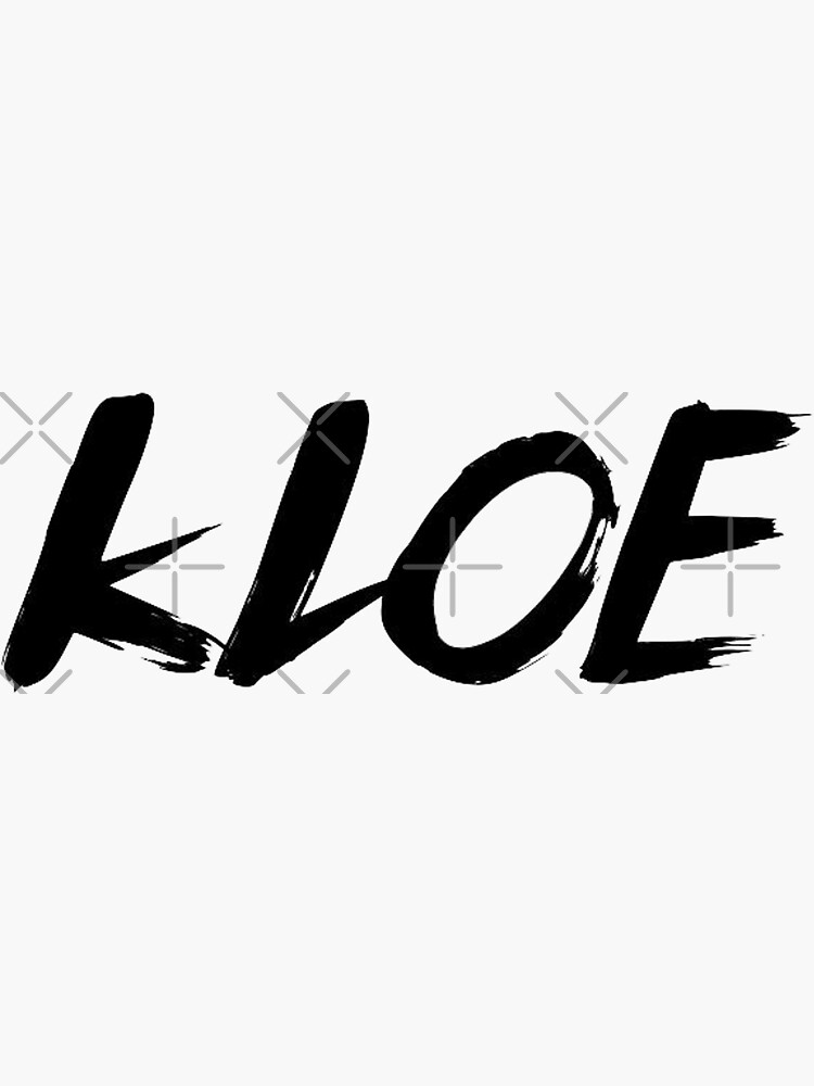 "KLOE - Logo" Sticker for Sale by hauntihng | Redbubble