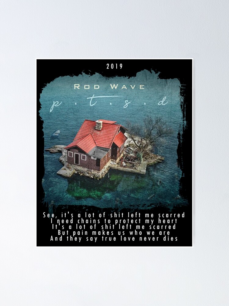 "rod wave - ptsd " Poster for Sale by Coveney18 | Redbubble