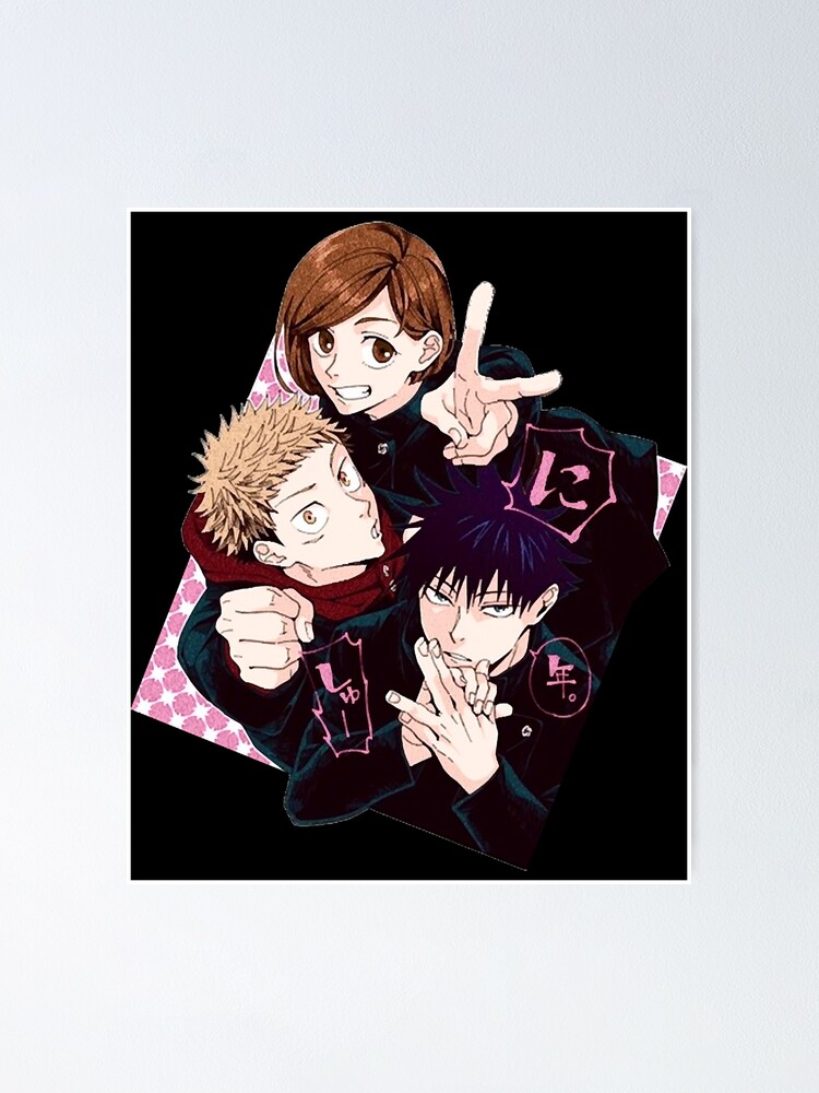 "Yuji With Friends " Poster by Durarte43 | Redbubble