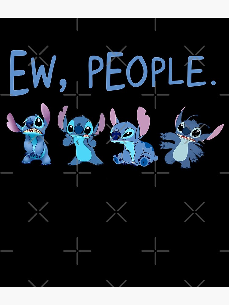 Póster «Ew People - Cute Stitch Emotions (Emociones lindas de Stitch ...
