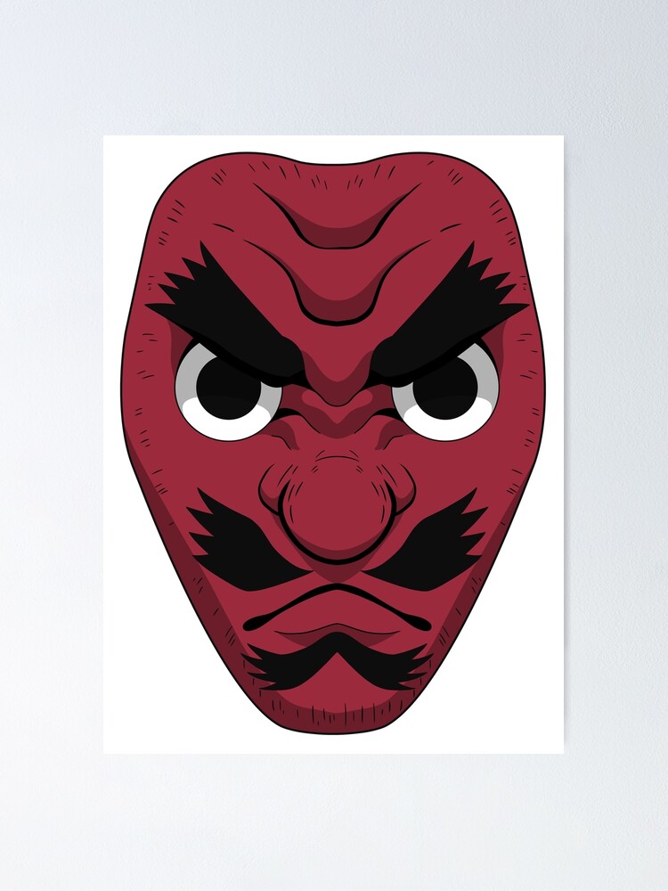 "Demon Slayer Mask "Urokodaki Sakonji" " Poster by skywraith | Redbubble