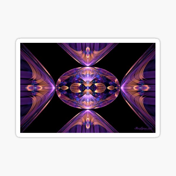 "Floating Inwards" Sticker for Sale by Poukibear | Redbubble