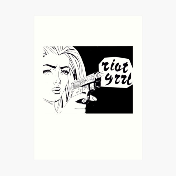 "Riot Grrrl" Art Print for Sale by leanneegan | Redbubble