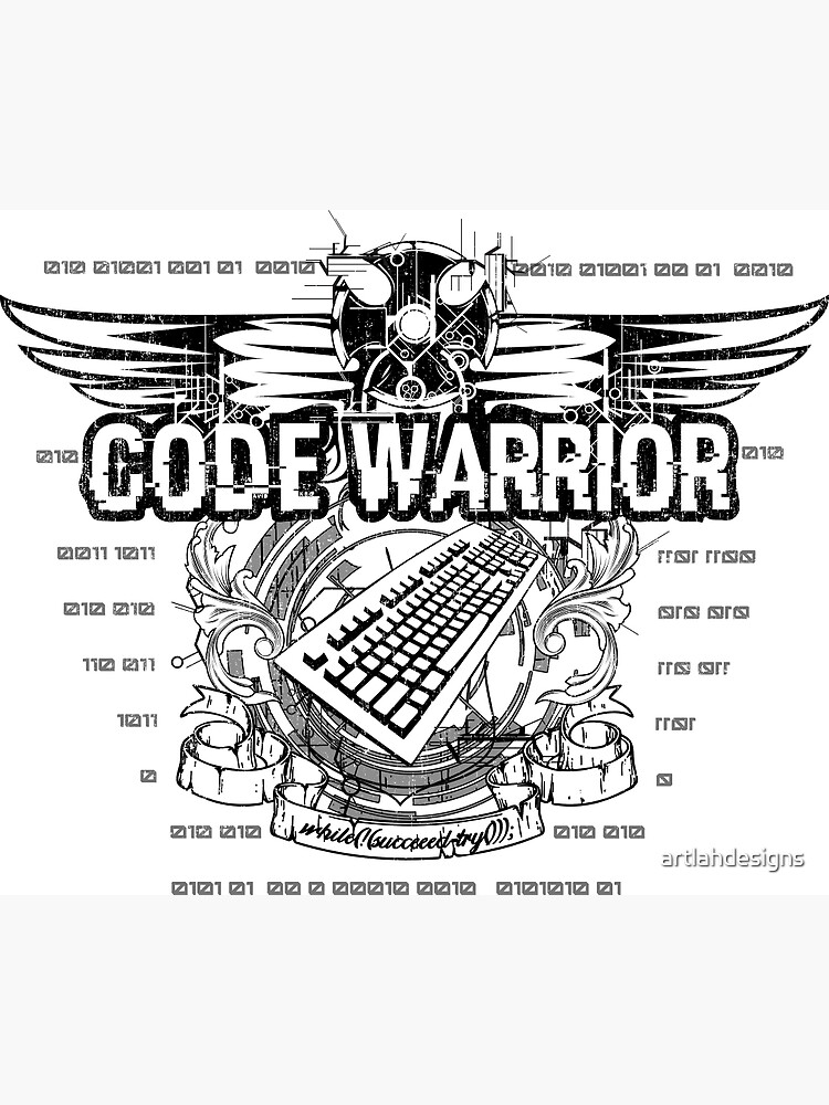 "Code Warrior" Poster for Sale by artlahdesigns | Redbubble