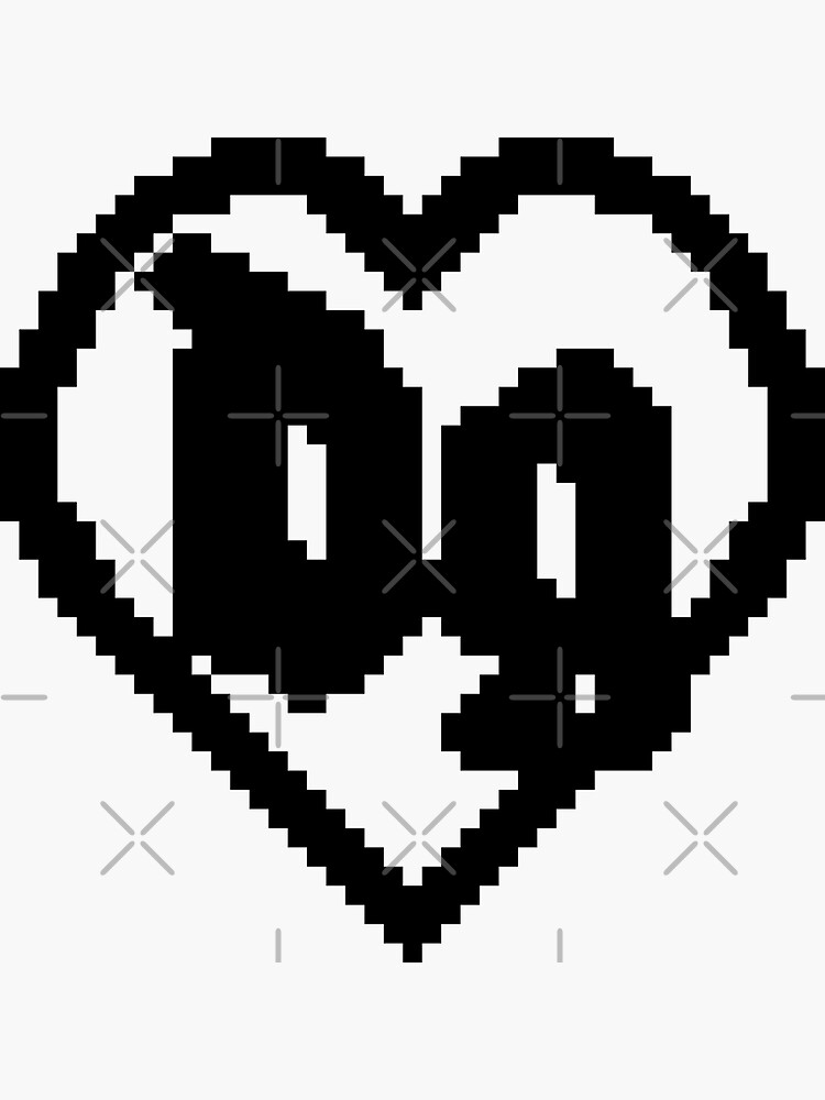 "Drain Gang Pixel Art sadboys sadboy bladee ecco2k yung lean" Sticker ...