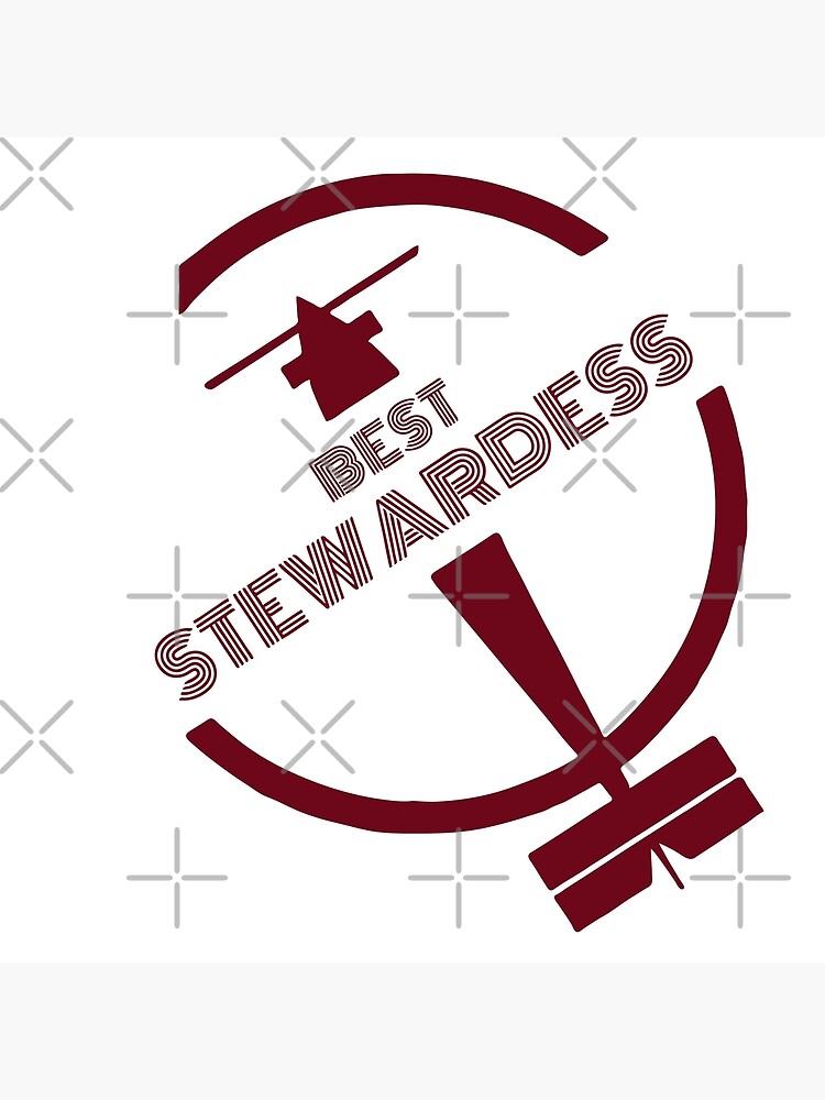 "Best Stewardess Vintage Design - Woman Steward Birthday Gift Idea ...