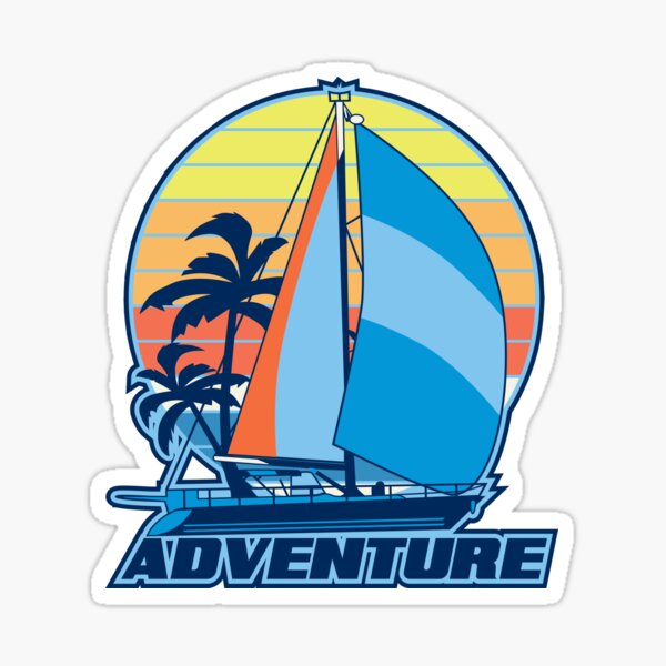 "SET YOUR SAIL" Sticker for Sale by BeanBeardy | Redbubble
