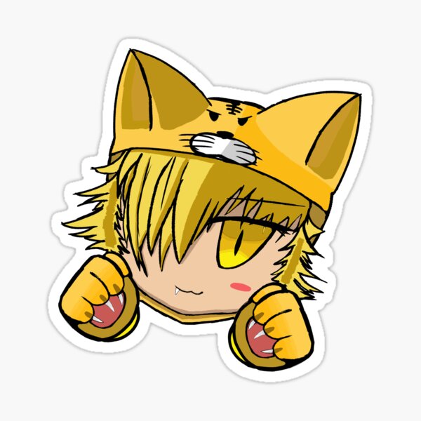 "Cute Chibi Tiger Girl" Sticker for Sale by Anime-Ninja | Redbubble