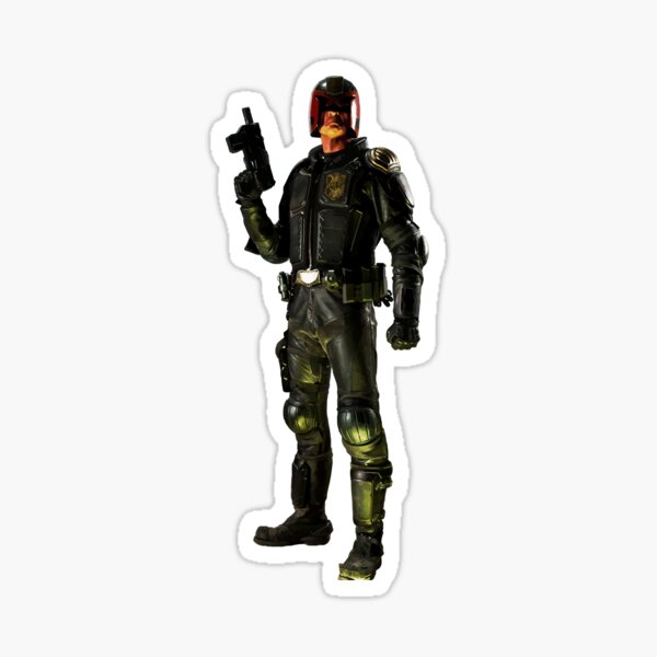 "Judge Dredd deviant artwork" Sticker by jesuswilderman | Redbubble