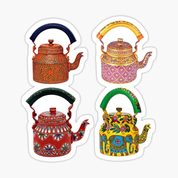 "TEAPOT KIT" Sticker by raginiepte | Redbubble