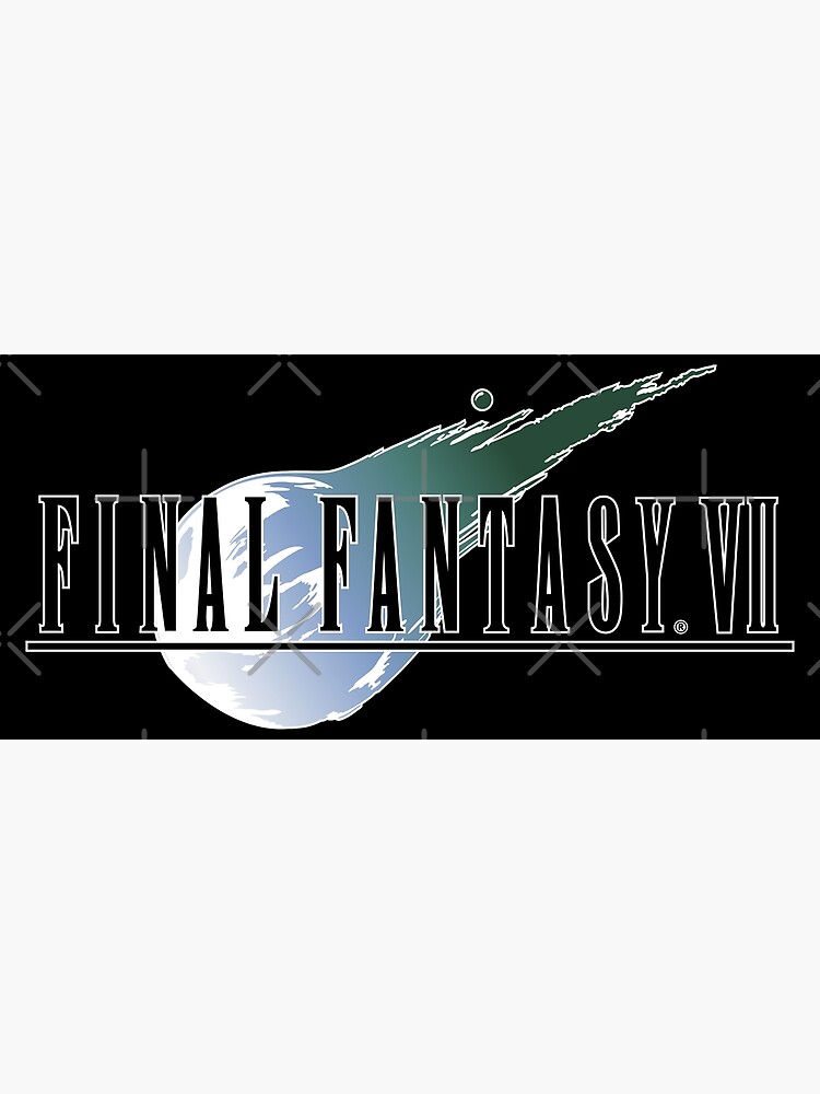 "Final Fantasy VII Logo" Art Print by Nifunifadraws | Redbubble