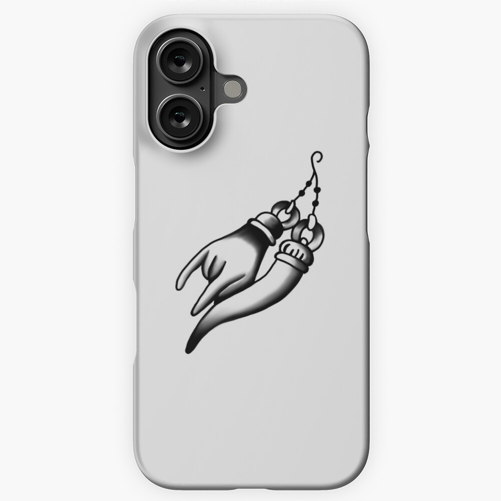 "American traditional style tattoo cornicello mano Italian horn ...