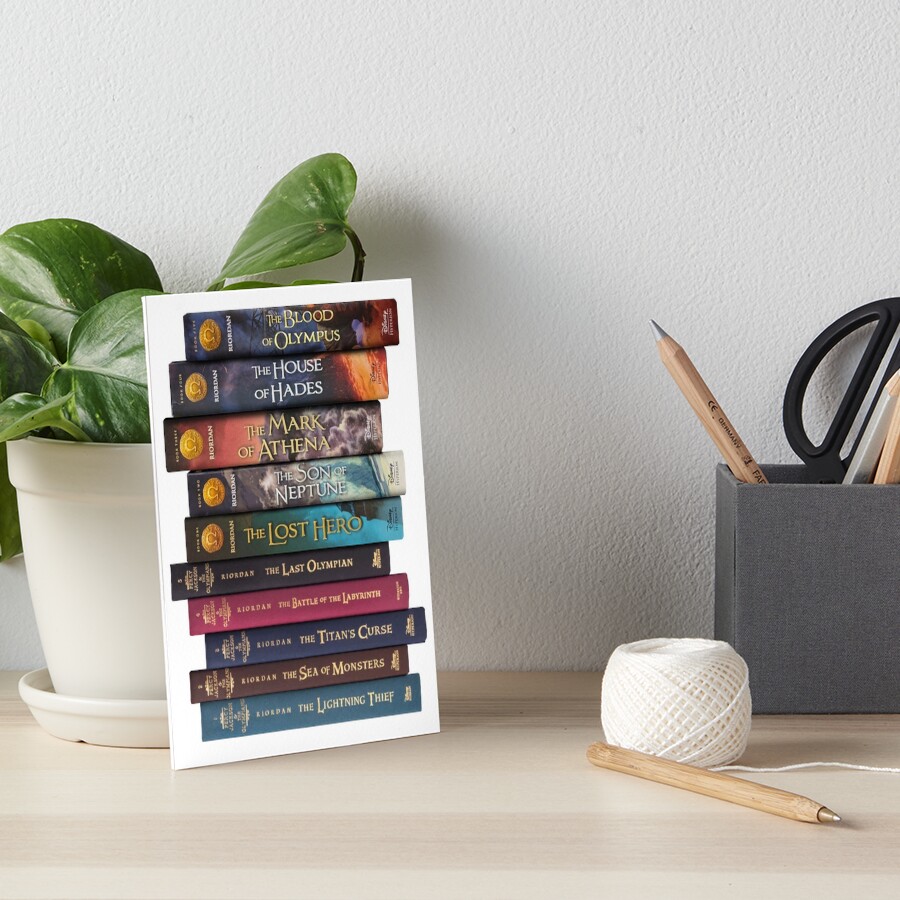 "Rick Riordan's Percy Jackson Series" Poster for Sale by kyreeeeeeen ...