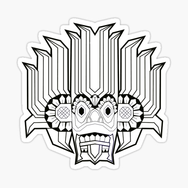 Traditional Yaka Devil Stickers | Redbubble