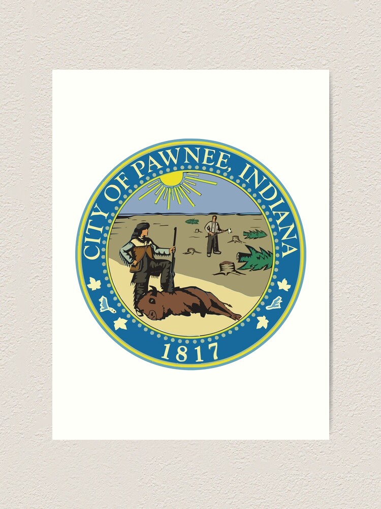 "City of Pawnee, Indiana." Art Print by betsburns | Redbubble