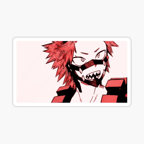 "Eijiro Kirishima " Sticker for Sale by sakuraseason | Redbubble