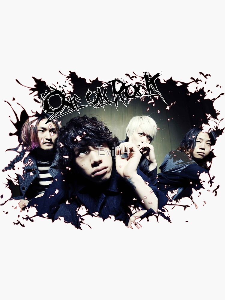 "ONE OK ROCK" Sticker for Sale by Evil14 | Redbubble
