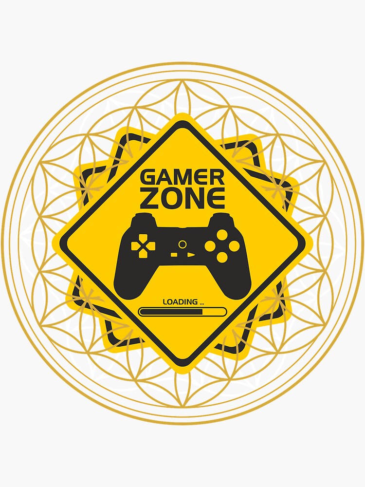 "Gamer Zone" Sticker for Sale by catoo666 | Redbubble