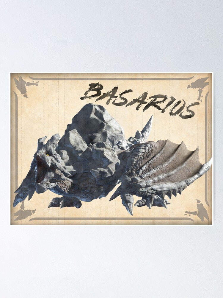 "Monster Hunter Rise - Basarios" Poster by VelvetZone | Redbubble