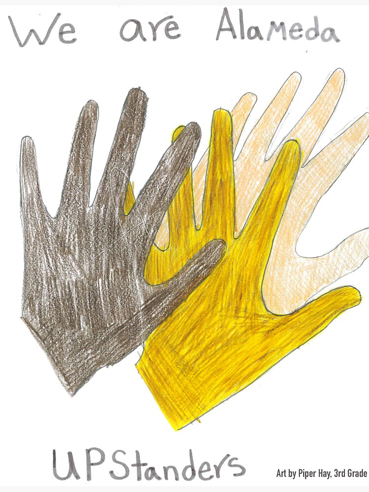 "We Are Alameda Upstanders" Sticker for Sale by AlamedaArt | Redbubble