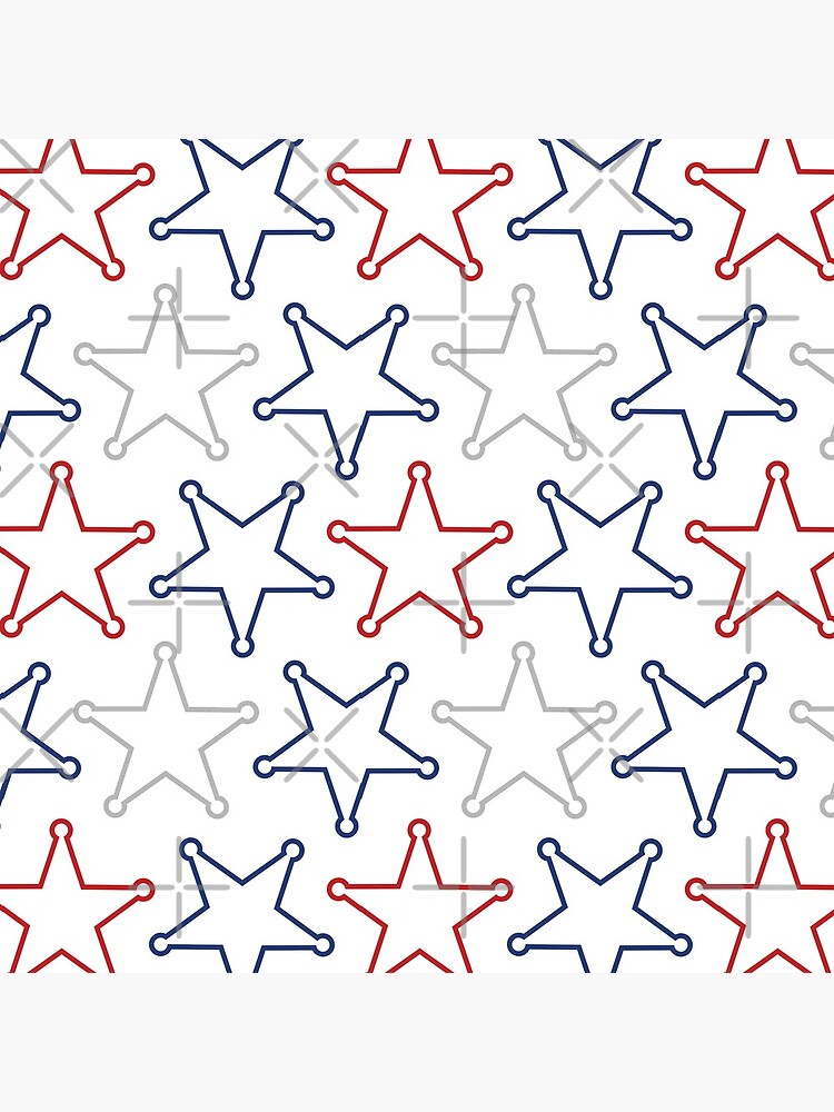 "Texas Rangers Pattern, White Background" Poster for Sale by ...