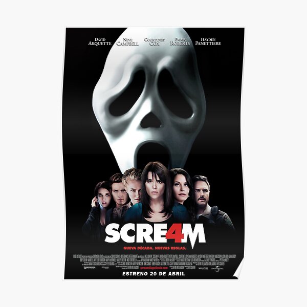 "scream 4 movie" Poster for Sale by Dhoch706 | Redbubble
