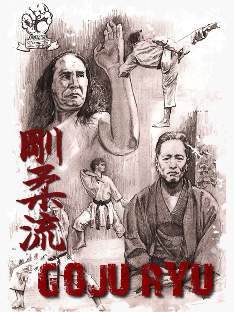 "Goju Ryu Karate - Yamaguchi and Miyagi Classic" Sticker for Sale by ...