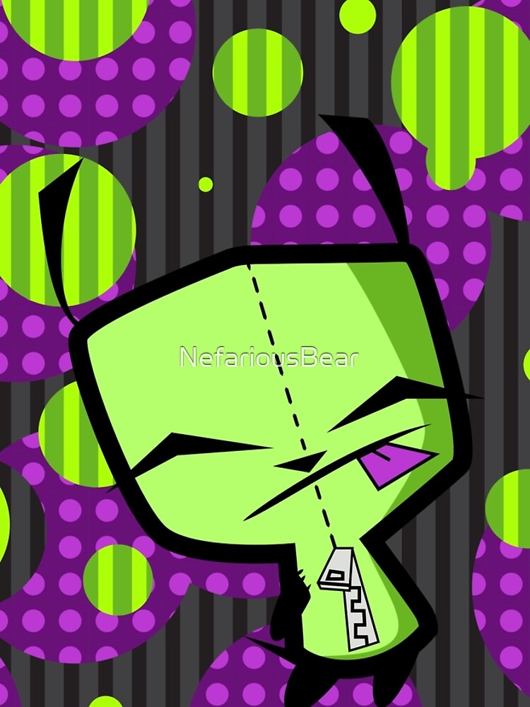 "Happy Gir from Invader Zim fanart" Graphic T-Shirt Dress for Sale by ...