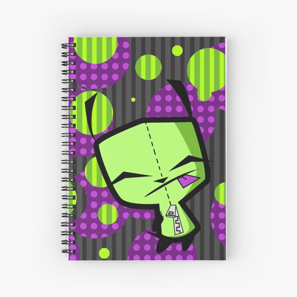 "Happy Gir from Invader Zim fanart" Spiral Notebook by NefariousBear ...