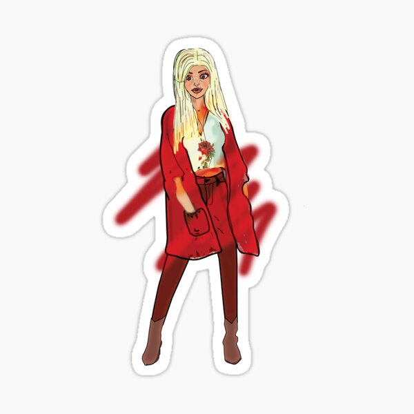 "Blonde girl" Sticker for Sale by angi0214 | Redbubble
