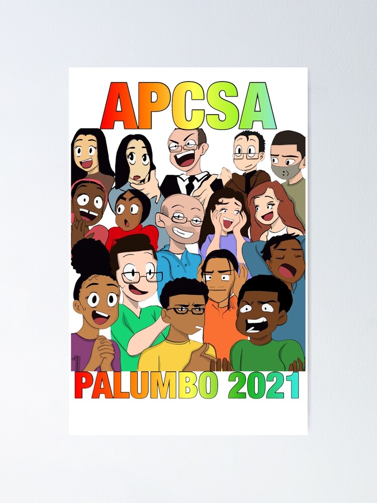 "2021 APCSA" Poster for Sale by edwiessmann | Redbubble