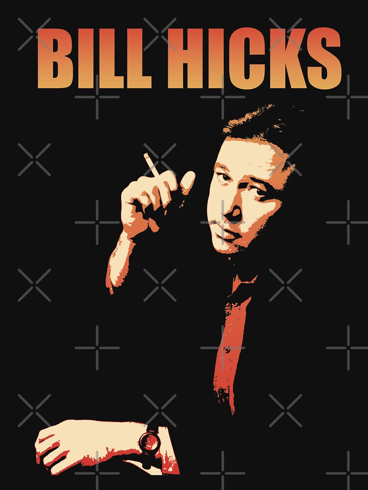 "Bill Hicks" T-shirt for Sale by BennyBearProof | Redbubble | bill ...