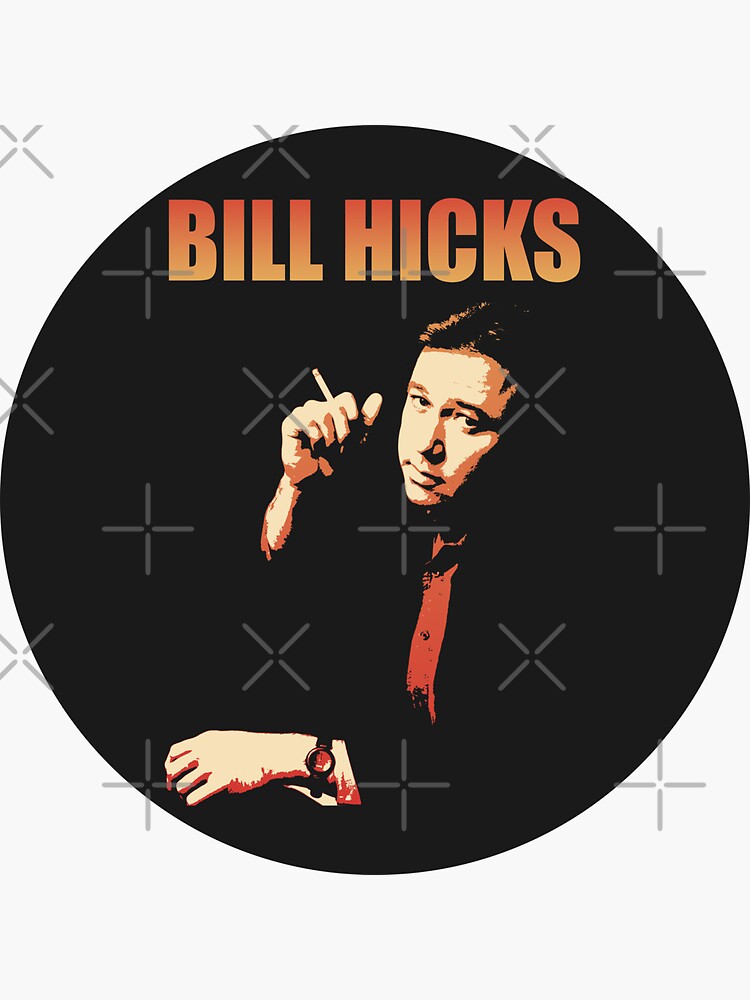 "Bill Hicks" Sticker for Sale by BennyBearProof | Redbubble