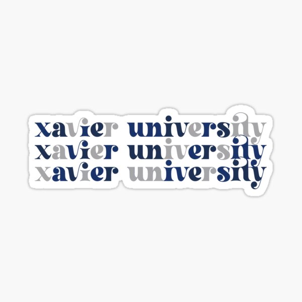 "Xavier University Sticker" Sticker by emilyyy15 | Redbubble
