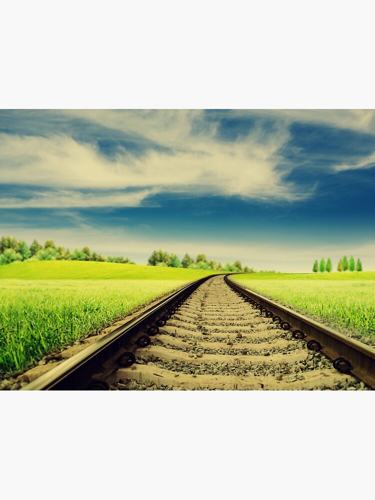 " train track,Railroad art,train wall art,Train art,train track art ...