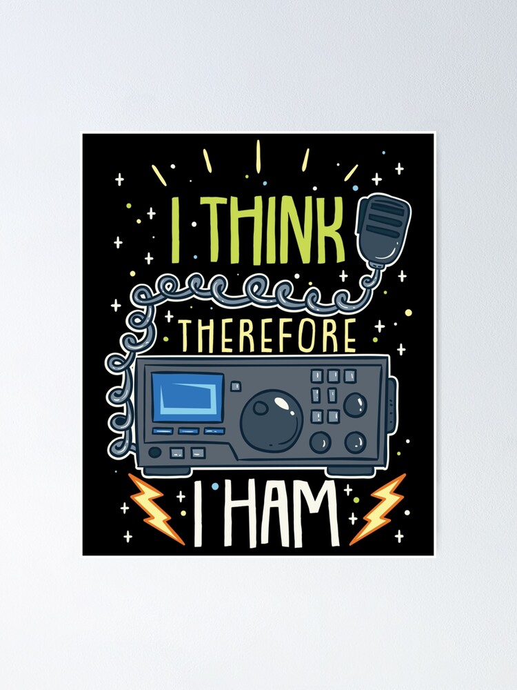Radio Ham Quotes Stickly Ham Radio Amateur Patriotic USA Flag Radio