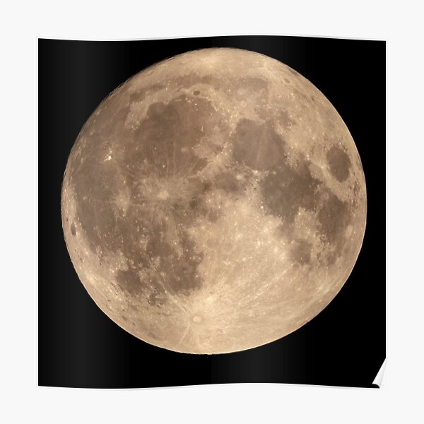 "Full Moon Aesthetic Design " Poster by azure-ataraxia | Redbubble