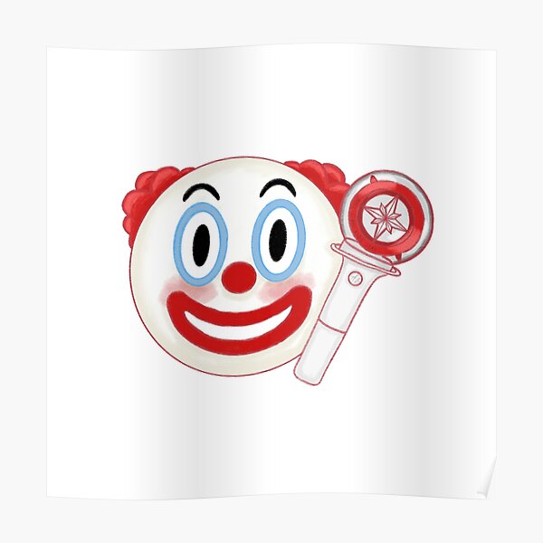 "Stray Kids Stay Clown with Lightstick" Poster for Sale by Dalyra ...