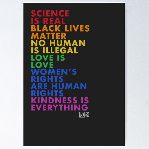 "Science is real" Poster by El Belencio | Redbubble
