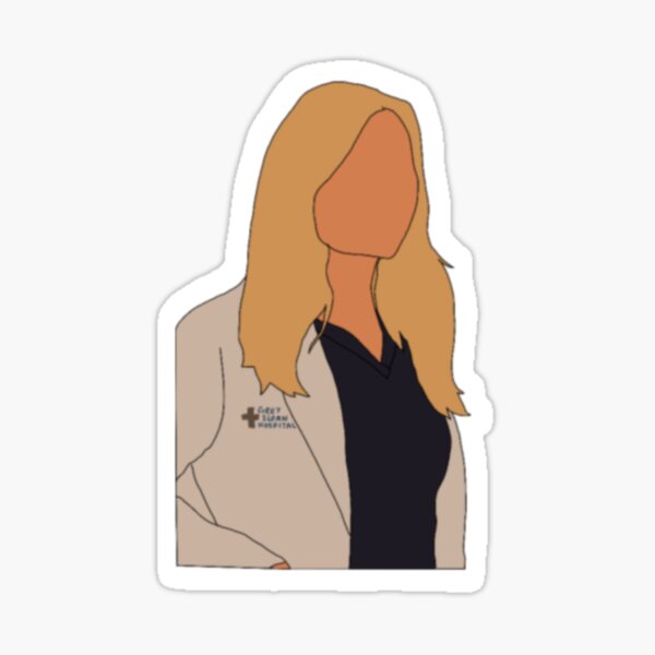 "Dr. Arizona Robbins" Sticker for Sale by m0tzART | Redbubble