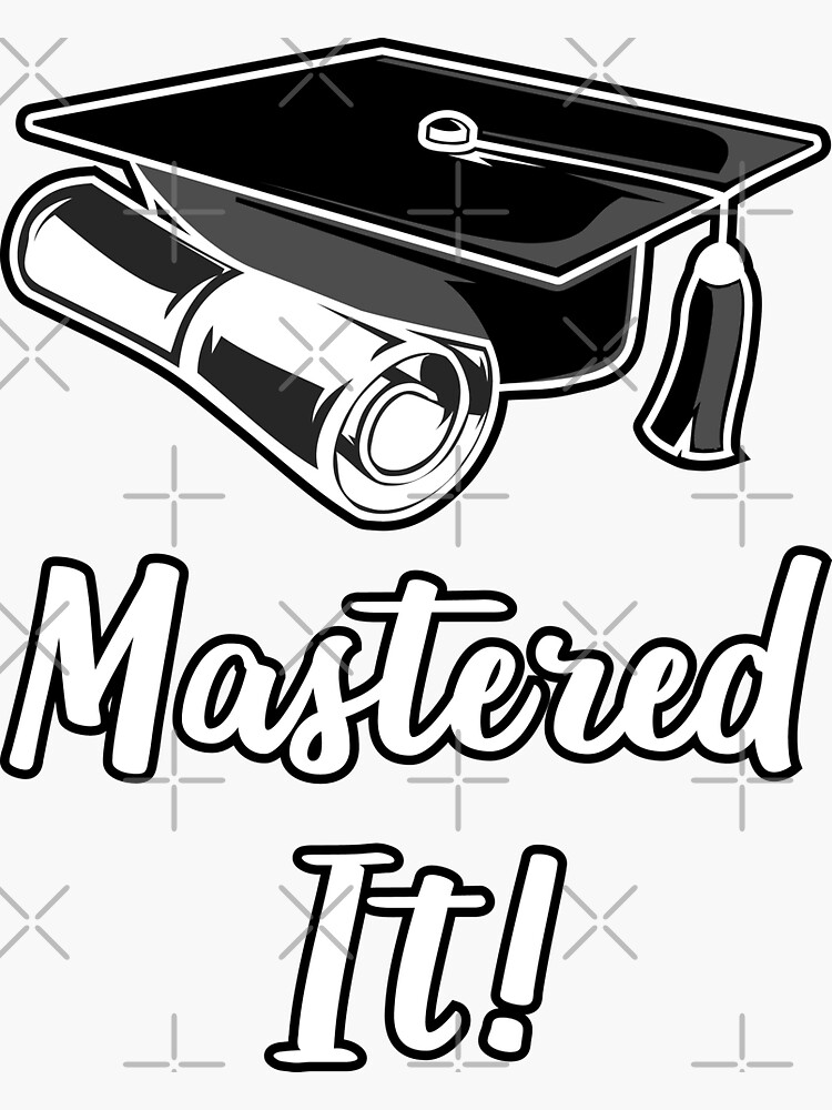 "Mastered It IV" Sticker for Sale by lemon-pepper | Redbubble