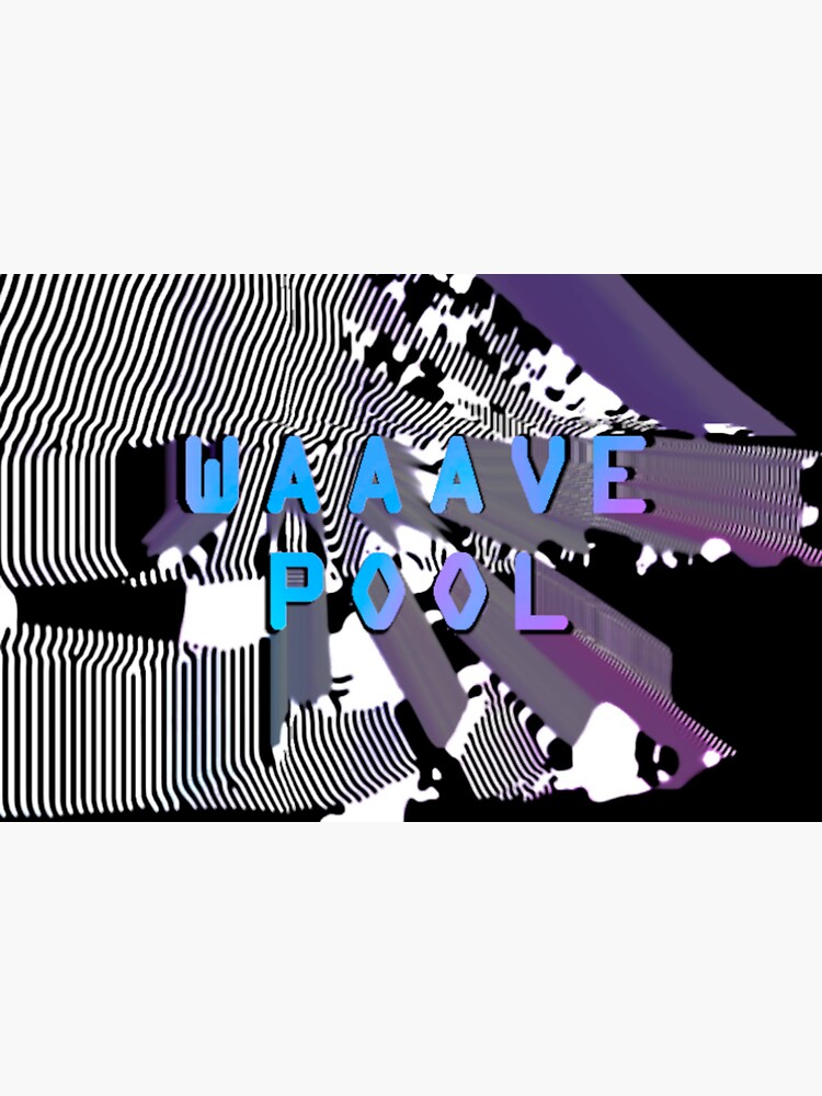 "waaave pool" Sticker for Sale by andrei-jay | Redbubble