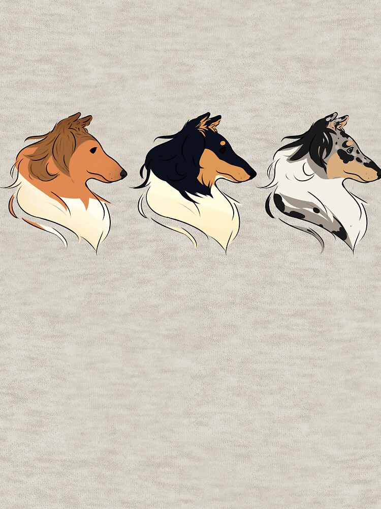 "Rough Collies - All Colors" Zipped Hoodie for Sale by recycledcan ...