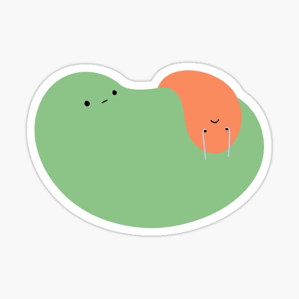 "Beans crying together" Sticker for Sale by shhannonn | Redbubble