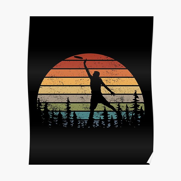 "Ultimate Frisbee - Flying Disc Player" Poster by drakouv | Redbubble