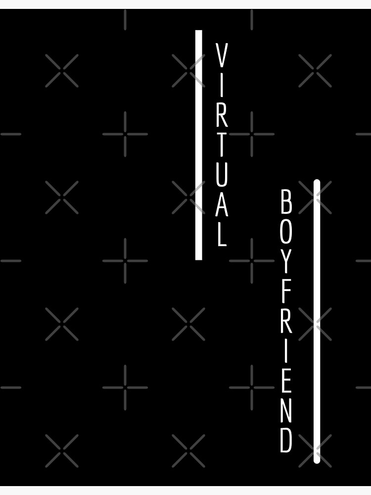 "virtual boyfriend" Sticker by cutecrazytshirt | Redbubble