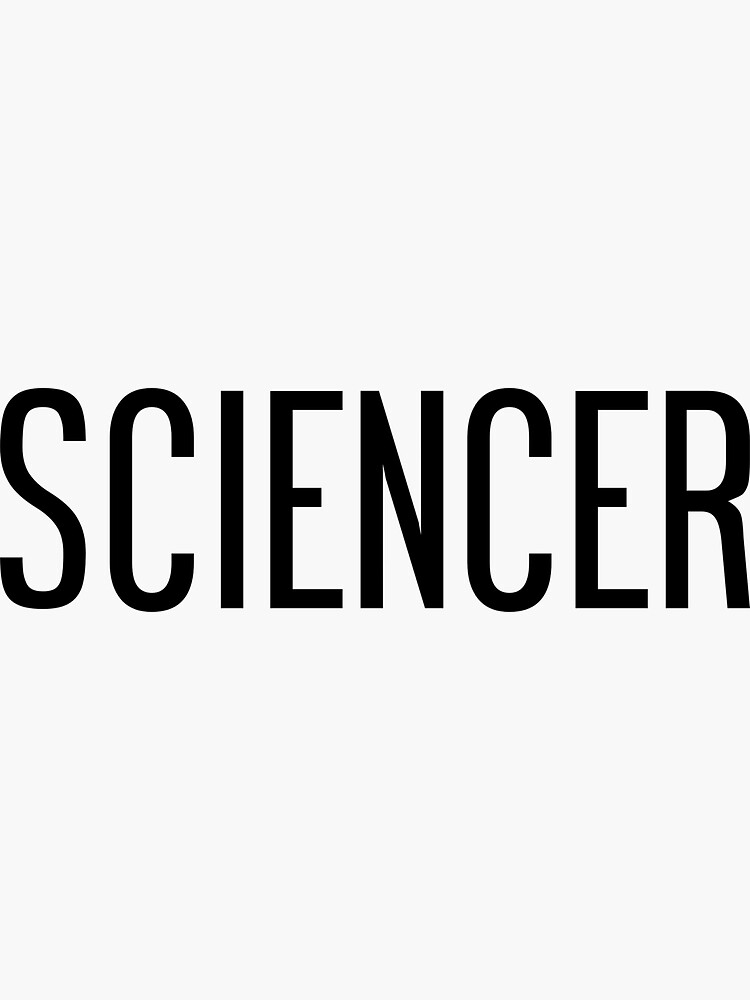 "Science Sciencer" Sticker by Wachi-A | Redbubble