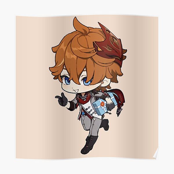"Chibi Childe - Genshin Impact" Poster by persephonexx | Redbubble